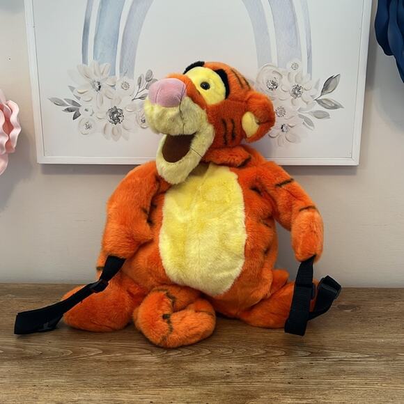 Disney | Bags | Vintage Disney Store Tigger Plush Backpack | Poshmark